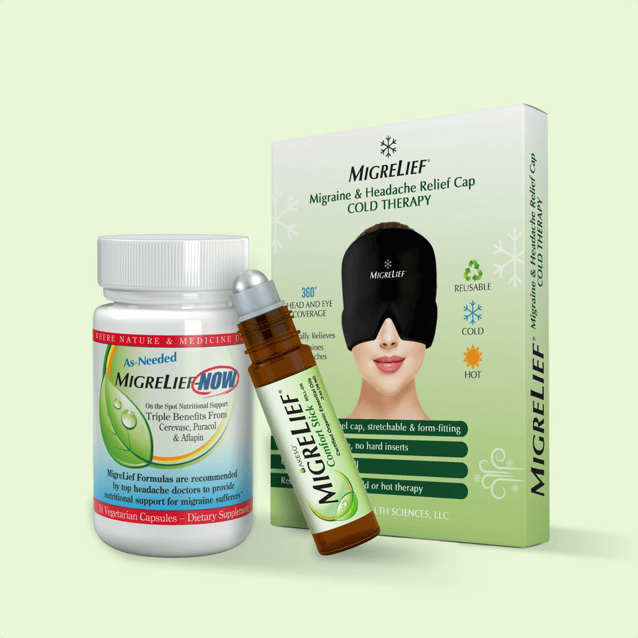 MigreLief Rescue Kit | Complete Migraine Relief Kit